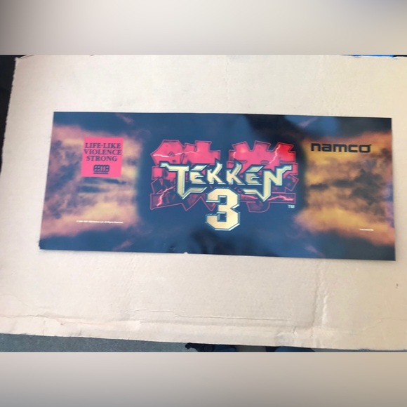 NAMCO | Wall Decor | Namco Tekken 3 Arcade Video Game Translight ...